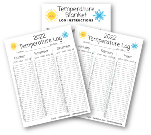 Temperature Blanket Planner - Farmhouse Guide